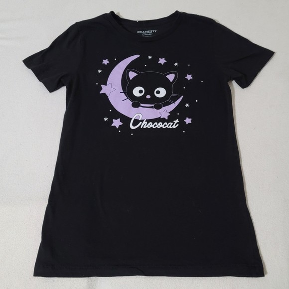 Sanrio | Tops | Sanrio Chococat Moon Star Tee Black Purple Pastel Goth ...